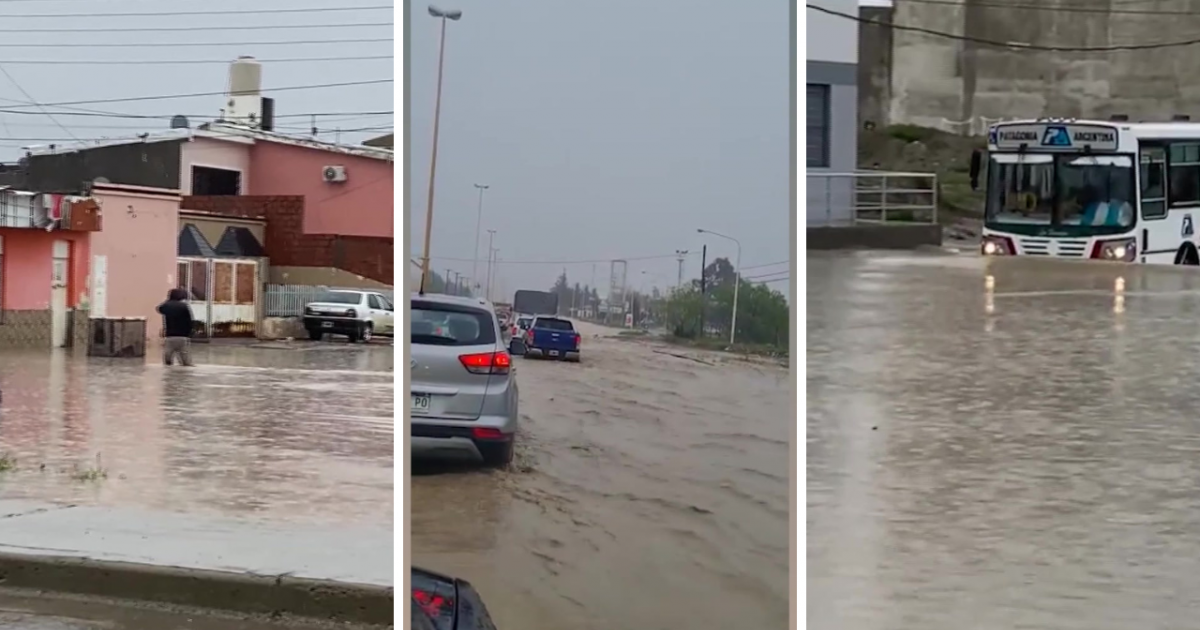 Desastre por el temporal en Comodoro Rivadavia | Canal 9